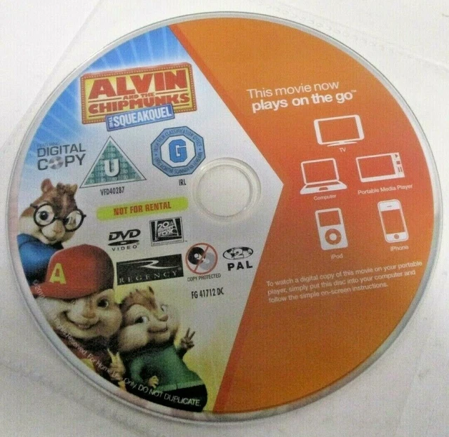 ALVIN AND THE Chipmunks/Alvin and the Chipmunks 2 DVD (2013) NEW ...