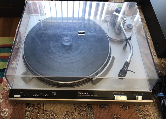 VINTAGE TECHNICS SL-3200 Direct Drive Turntable w/ Shure E96m $500.00 ...