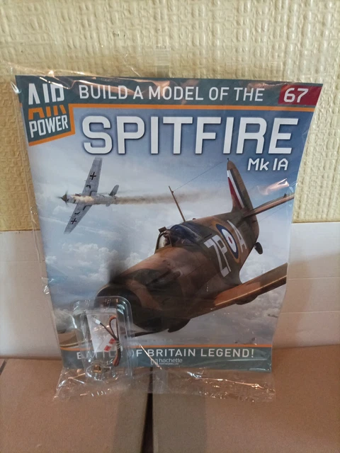 HACHETTE BUILD A MODEL OF THE SPITFIRE MK IA SCALE 1:18 #67(A) UK ...