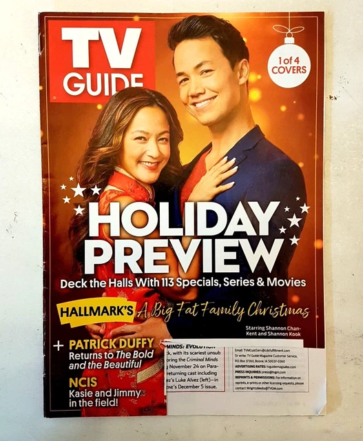 TV GUIDE MAGAZINE dec 2022 Hallmarks Big Fat Family Christmas Holiday ...