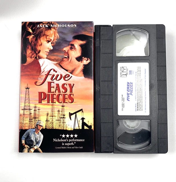 FIVE EASY PIECES (VHS, 1993) Jack Nicholson, Karen Black $7.99 - PicClick