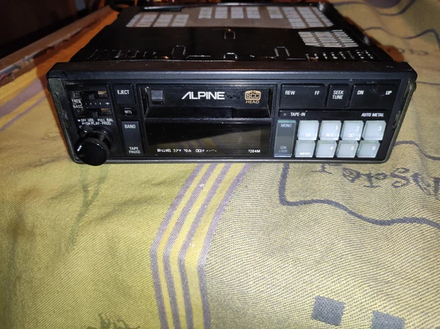 ALPINE 7284M RADIO Cassette Oldtimer Vintage Autoradio 80/90 iger ...