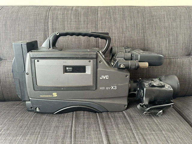VINTAGE JVC 3-CCD S-VHS Professional Video Camera Recorder GY-X3 ...