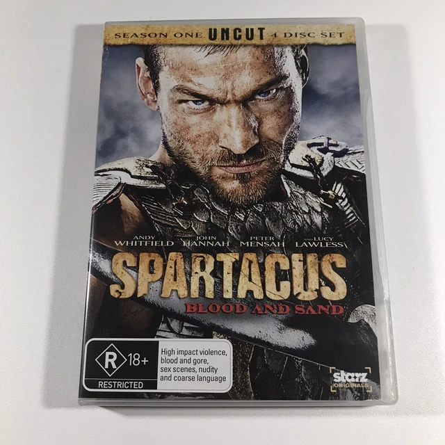 SPARTACUS BLOOD AND Sand Season One Uncut DVD Region 4 NTSC TV Series ...