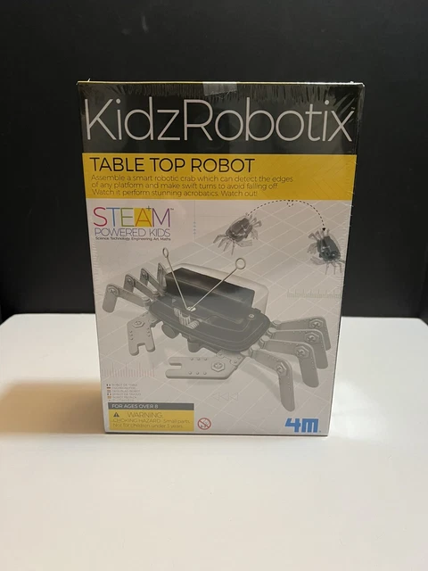 NEW 4M KIDZROBOTIX Table Top Robot Steam Powered Kids Educational Toy ...