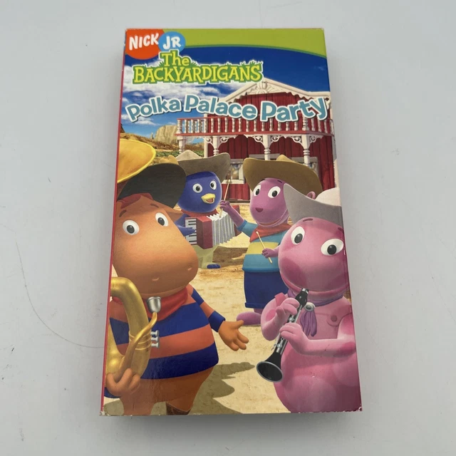THE BACKYARDIGANS POLKA Palace Party VHS Tape 2006 Nick Jr. Nickelodeon ...