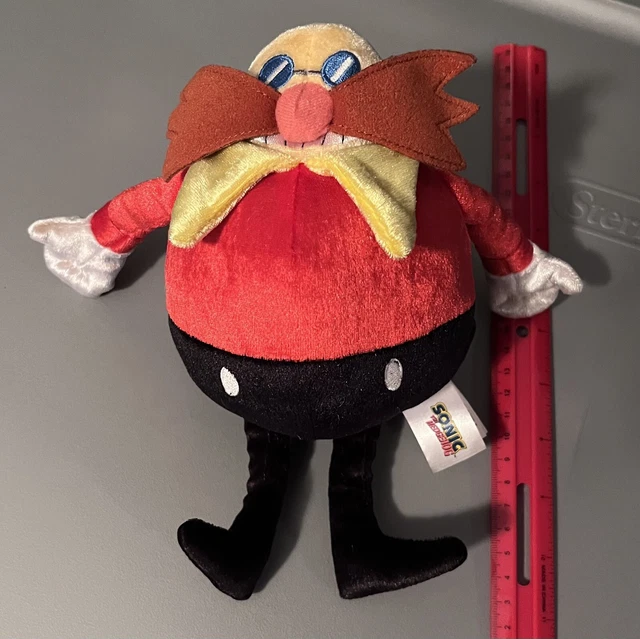 SONIC THE HEDGEHOG plush Dr. Eggman 25th Anniversary 2016 TOMY SUPER ...