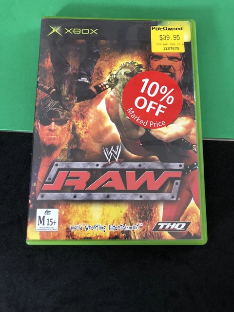 WWE RAW XBOX Original Complete With Manual $15.00 - PicClick AU
