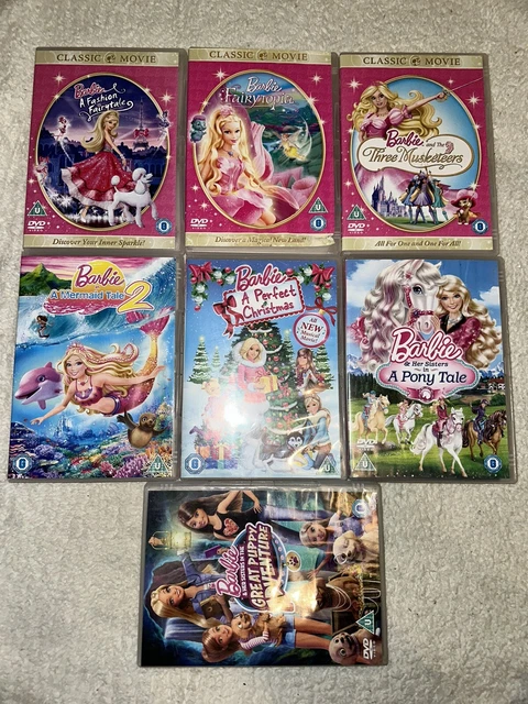 BARBIE DVD BUNDLE X 7 Childrens Animation Family Free P&P (2) £13.99 ...