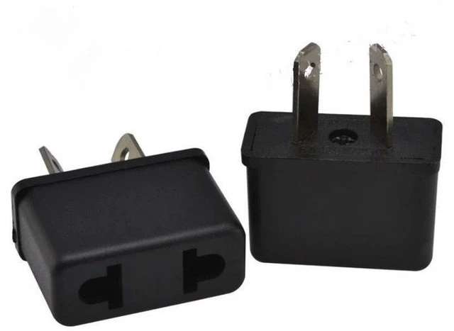 2 PIN PLUG Adapter Mini Type I Wall Socket Fit for Travel Chargers ...
