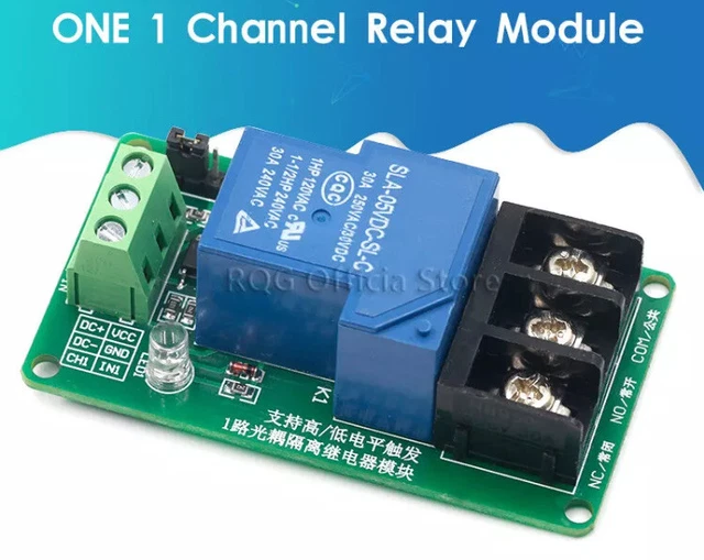 24V DC RELAY Module 240VAC 30A High Current Contactor Switch Trigger ...
