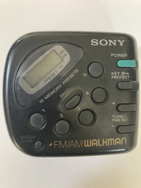 WALKMAN RADIO VINTAGE Sony FM/AM SRF-M32 retrò Sony Walkman anni '90 ...