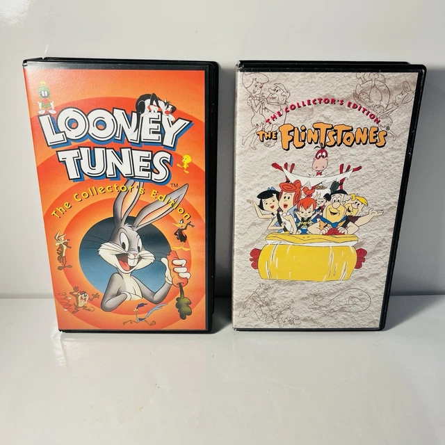 LOONEY TUNES VHS The Flintstones VHS The Collectors Verison EXCELLENT ...