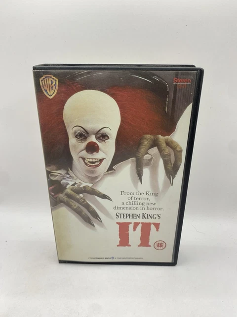 STEPHEN KINGS IT .Vhs. Big Box. Ex Rental PAL £30.00 - PicClick UK