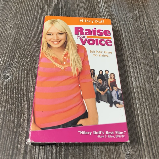 BANDE VIDÉO MAGNÉTOSCOPE VHS Raise Your Voice film d'occasion Hilary Duff EUR 8,50 - PicClick FR