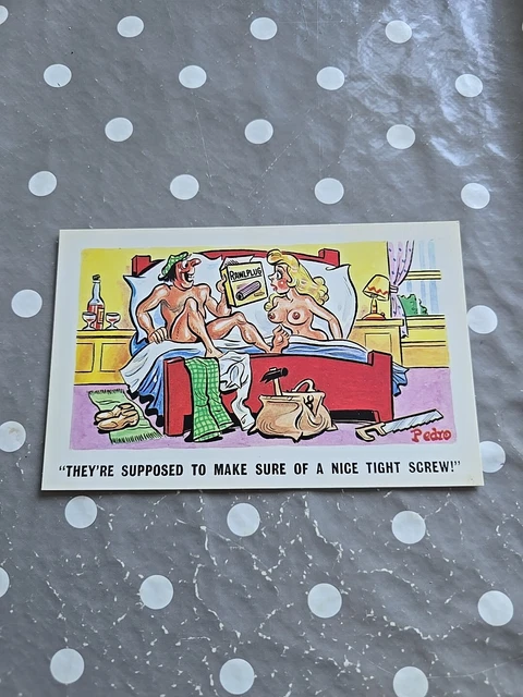 VINTAGE SAUCY SEASIDE Comic Postcard D Constance No 218 By Pedro £0.99 ...