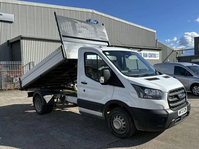 2022 FORD TRANSIT ECOBLUE 130PS TIPPER 1 WAY Leader CHASSIS CAB DIESEL ...