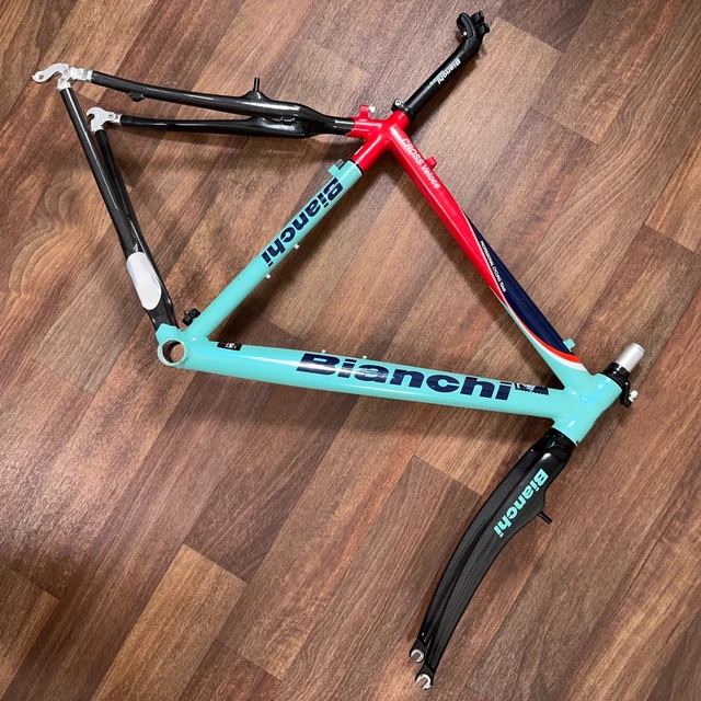 BIANCHI CROSS VELOCE Cyclocross Bike Frame Set 700c Scandium/Carbon ...