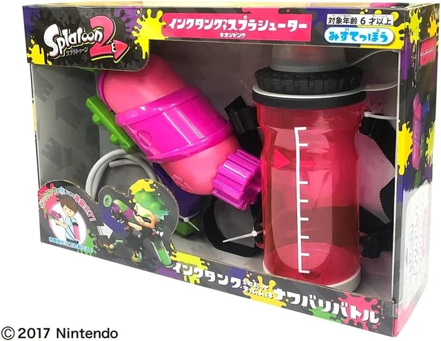 NINTENDO SPLATOON 2 Splashooter with Ink Tank Water Gun Neon Pink 2021 ...