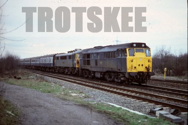 35MM SLIDE BR British Rail Diesel Loco Class 31 31402 Water Orton 1985 ...