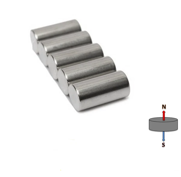 10X ROD 10MM x 20mm N42 Neodymium Cylinder Magnet | Rare Earth Craft ...
