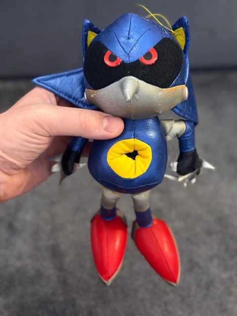 SONIC THE FIGHTERS Metal Sonic Plush 1997 Tagged EXTREMELY RARE !!! £ ...