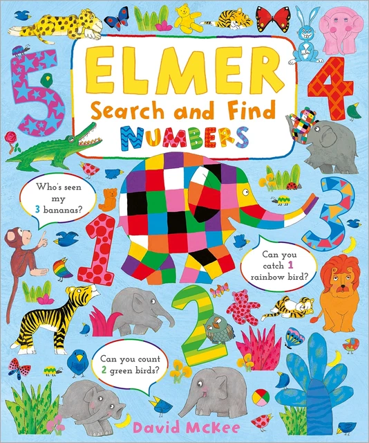 ELMER SEARCH ET Trouvez Chiffres (Elmer Adventures) Par Mckee, David ...