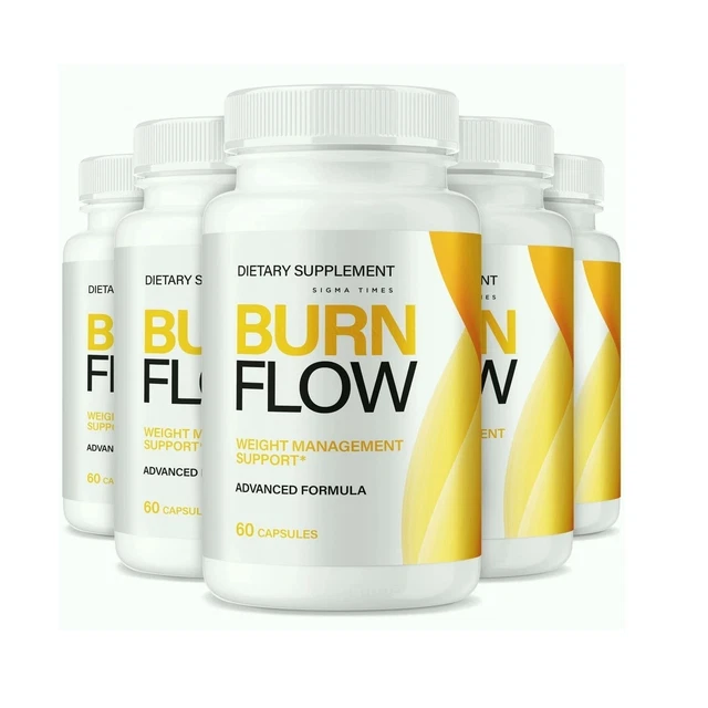 (5PACK) BURNFLOW CAPSULES for Weight loss, Burn Flow Pills Fat-Burner ...