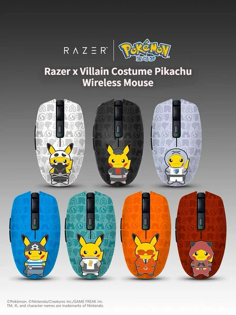 RAZER X POKÉMON Villain Costume Pikachu Characters Orochi V2 Wireless ...