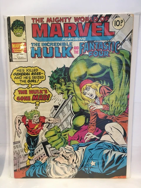 MIGHTY WORLD OF Marvel Featuring Incredible Hulk #327 Marvel UK ...