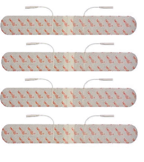 BACK TENS ELECTRODE Pads 2 Long Totally Tens Spinal TENS Pads 4 x 33cm ...