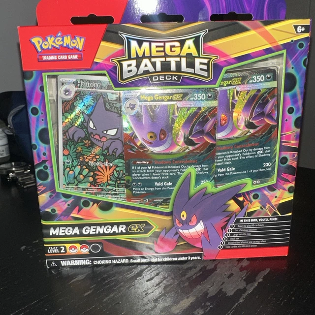 POKÉMON MEGA BATTLE Deck Mega Gengar Ex New Sealed £41.00 - PicClick UK