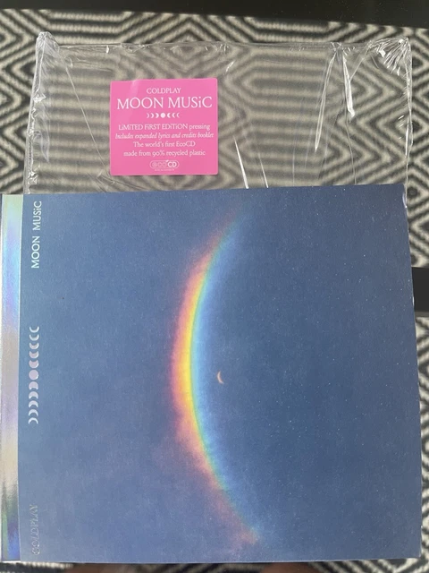 COLDPLAY MOON MUSIC ECORECORD LP WITH SIGNED ART CARD + moongoggles ...