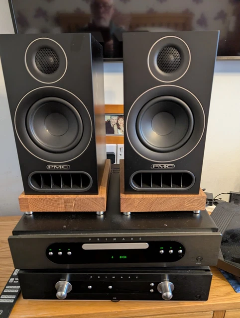 PMC PRODIGY 1 HiFi Home Audio Bookshelf Speakers Pair In Immaculate ...