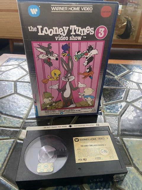 1985 WARNER HOME Video The Looney Tunes Video Show 3 Betamax Video Tape ...