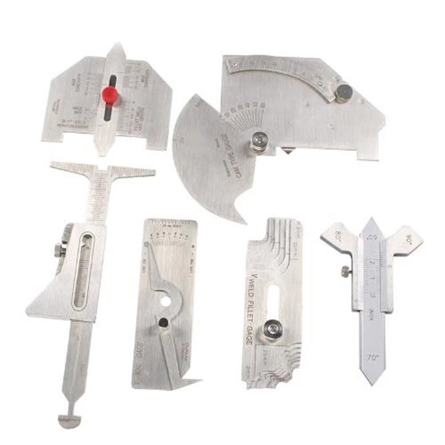 SET DI STRUMENTI ispezione saldatura di precisione 6 pz per misuratori ...