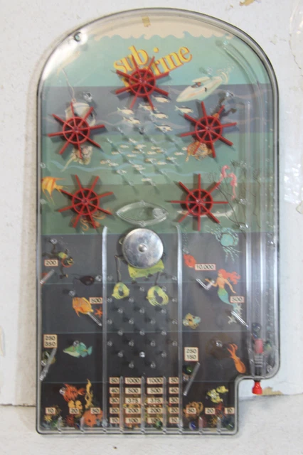 FLIPPER TISCHFLIPPER SPIELZEUG Submarine funktionstüchtig 60er Jahre ...