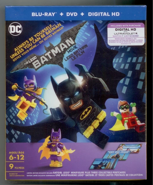 THE LEGO BATMAN MOVIE Limited Edition Batgirl minifigure 2-Disc Blu ray ...