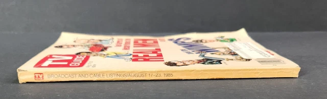 1985 TV GUIDE Mag Tom Selleck Mr. T Bob Newhart K-Mart Tech Ad Paper ...
