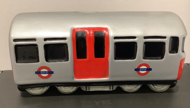 LONDON UNDERGROUND TUBE train carriage money box Border Fine Arts year ...