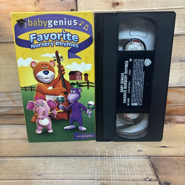 BABY GENIUS FAVORITE Nursery Rhymes VHS Tape Used £36.88 - PicClick UK
