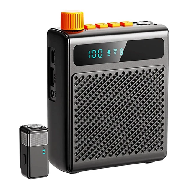 PROFESSIONAL MICROPHONE AMPLIFIER Rechargeable Portable Voice ...