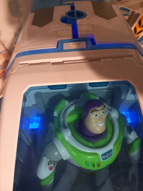 MATTEL DISNEY PIXAR Toy Story 4 Buzz Lightyear Star Command Spaceship ...