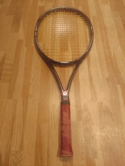 VINTAGE WILSON ULTRA Series Gold Tennis Racket High Beam Grip SIZE 2 ...