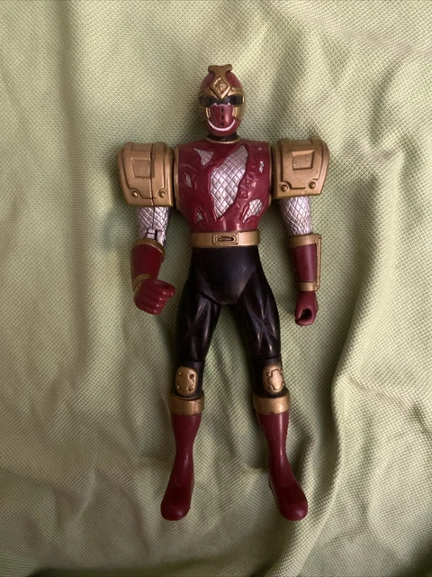 Power Rangers Ninja Storm Crimson Thunder Red Ranger 2003 W Punching 3730