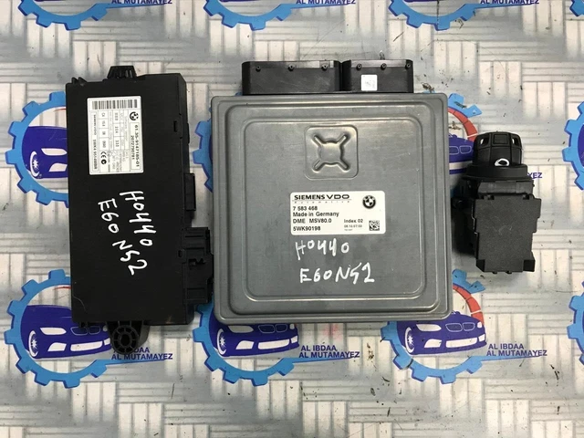 BMW E60 N52 Engine Control Ecu Kit Msv80.0 7583468 £204.99 - PicClick UK