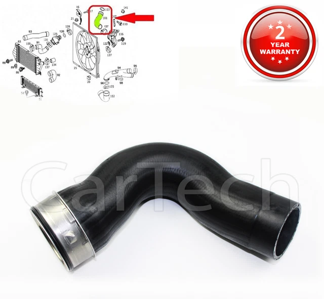 FOR MERCEDES BENZ Ml270 Cdi W163 Upper Intercooler Turbo Hose Pipe ...
