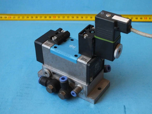 FESTO MFH-5/2-D-1-FR-S-C NO. 188510 Solenoid valve & Individual sub ...