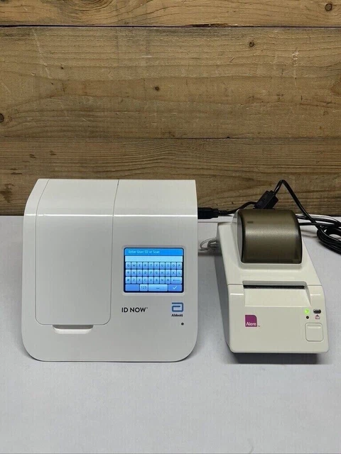 ABBOTT ID NOW Isothermal Molecular Rapid Test Analyzer W/ Printer ...