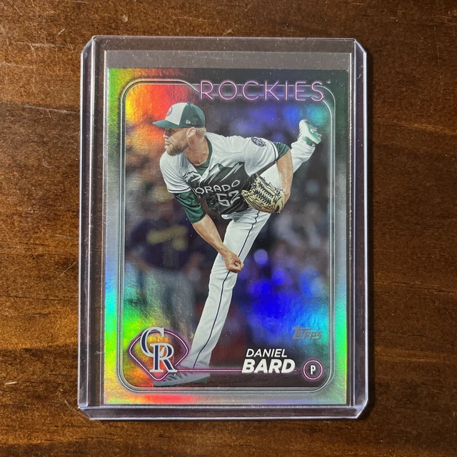 DANIEL BARD RAINBOW Foil 2024 Topps Series 1 Colorado Rockies #320 EUR ...
